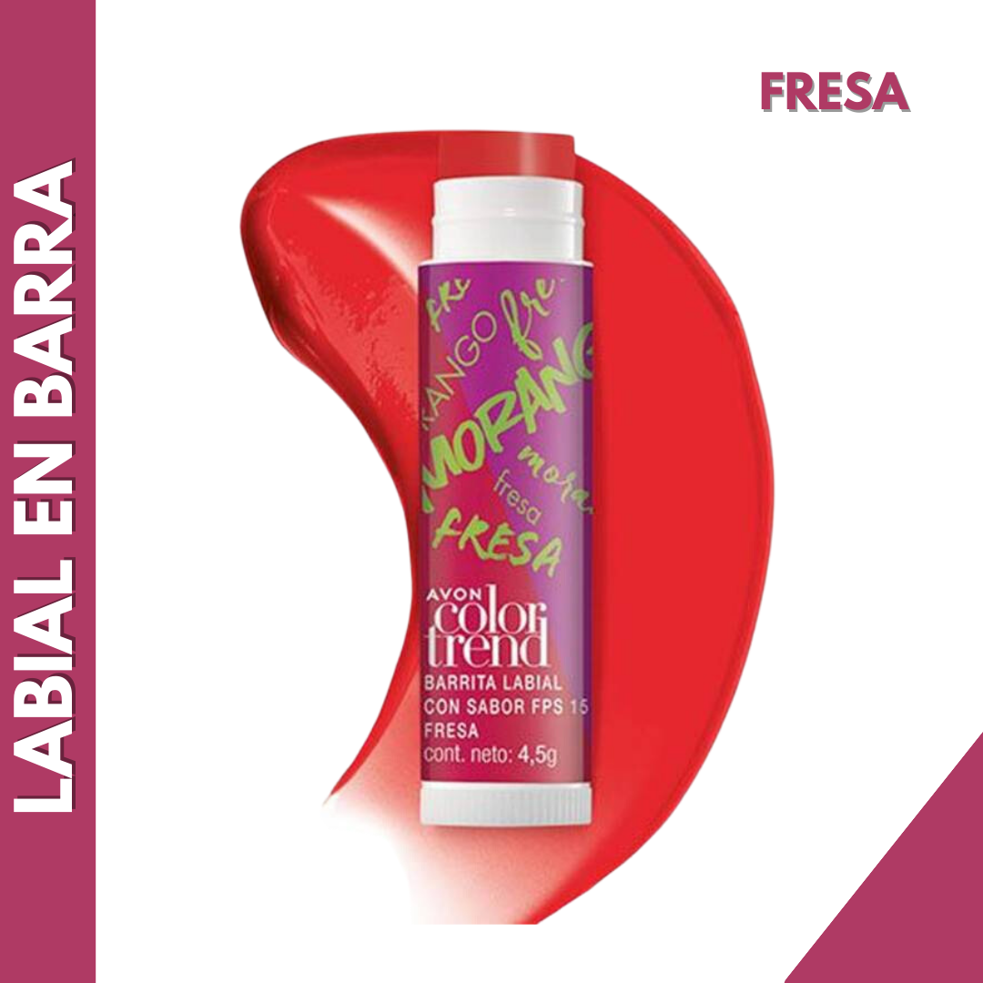 BARRITA LABIAL COLOR TREND CON SABOR – EL FARO