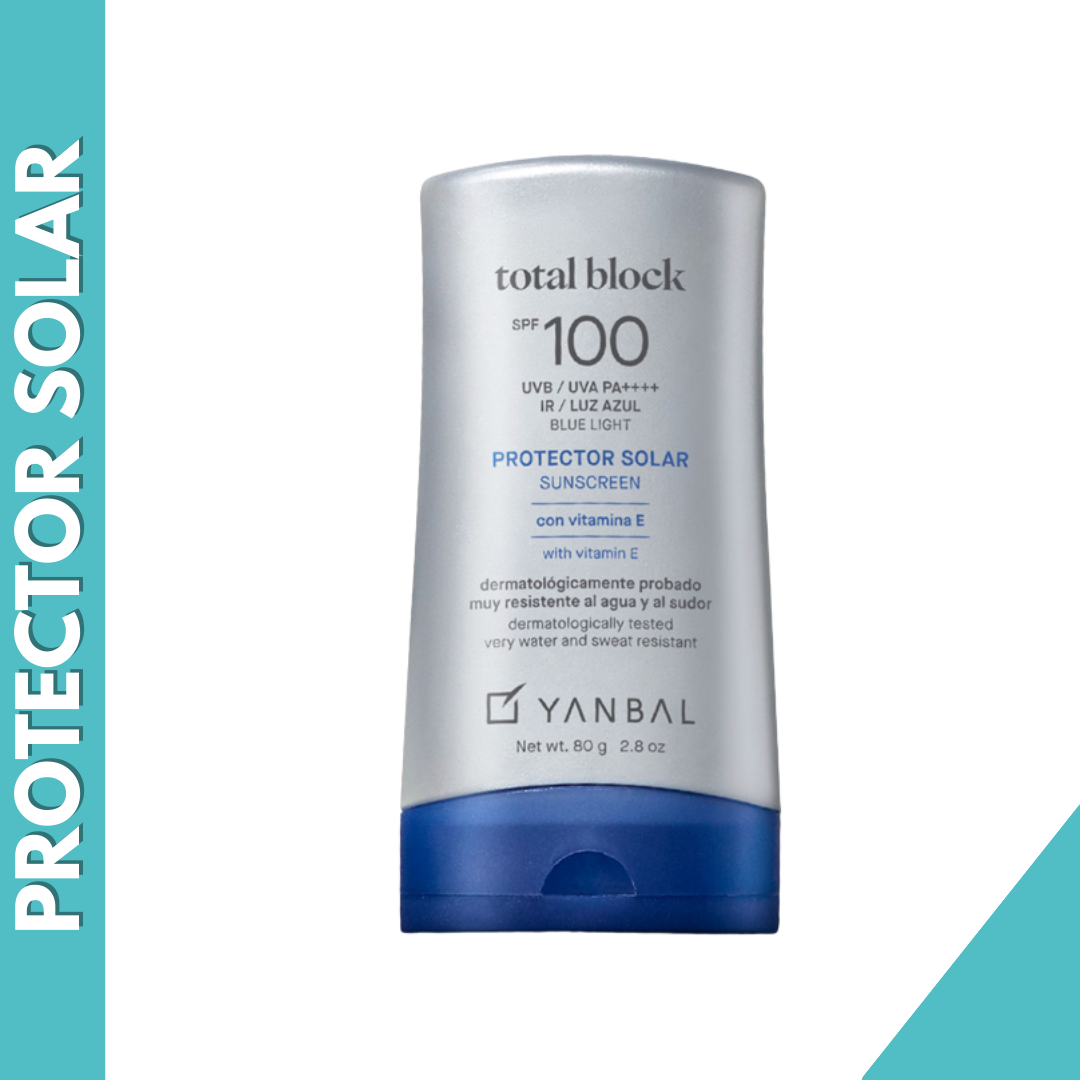 PROTECTOR SOLAR BLOQUEADOR SPF 100 TOTAL BLOCK - 80 G – El Faro Shop
